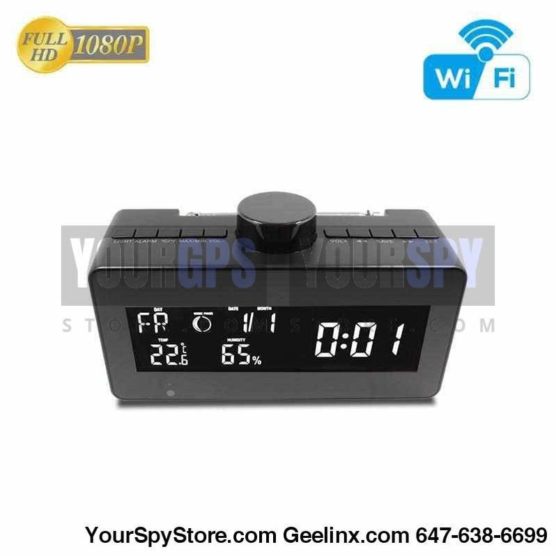 Wifi Radio Clock Hidden Spy Camera Toronto Spy Shop Mississauga Store ...